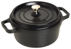 Hrnec STAUB  kulatý 22 cm černý 2,6l