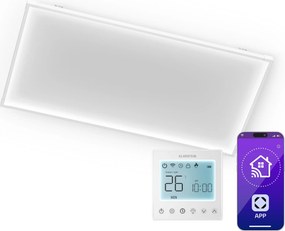 Klarstein Wondersky infračervený panel | 770 W | 4 - 8 m² | Minimalistický design | 120 cm x 60 cm