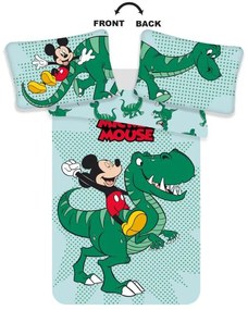 JERRY FABRICS Povlečení do postýlky Mickey dino baby Bavlna, 100/135, 40/60 cm