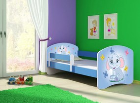Dětská postel - Modrý sloník 2 180x80 cm modrá