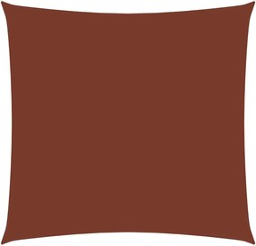 vidaXL Stínící plachta oxfordská látka čtvercová 4 x 4 m [135249] Barva: Cihlová