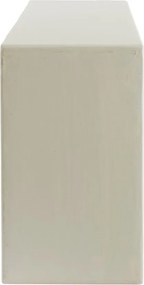 Krémová knihovna 140x60x35 cm Nahua – Light &amp; Living