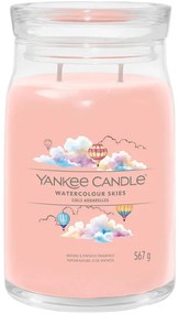 Yankee Candle – Signature svíčka Watercolour Skies (Akvarelová obloha) Velikost: velká 567 g