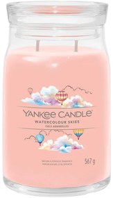 Yankee Candle – Signature svíčka Watercolour Skies (Akvarelová obloha) Velikost: střední 368 g