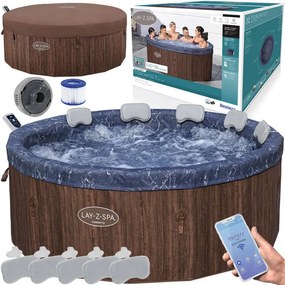 Bestway Vířivka Lay-Z-Spa Toronto SLIM pro 5-7 osob, 190cm, s WiFi aplikací, 6001W J-6001W