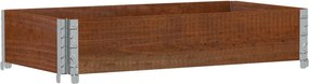 Zahradní truhlík hnědý 100 x 50 cm masivní borové dřevo 3295390