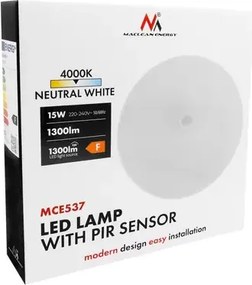 Maclean MCE537 / Stropní LED svítidlo / senzor pohybu PIR