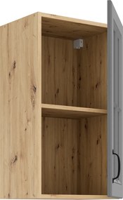STILO ad | horní skříňka 40 GS-72 1F s policí | 40 cm | UNI dvířka | artisan/šedá