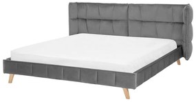 Manželská postel 180 cm SENEL (s roštem) (šedá). 1007511