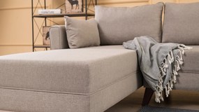 Hanah Home Designová pohovka BELLA krémová levá 275 cm 825BLC1512
