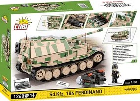 COBI 2583 II WW Sd. Kfz. 184 Ferdinand / 1268 kostek / 1 figurka / 1:2