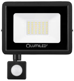 Lumiled LED reflektor Zuna 30W pohybové čidlo 4000K