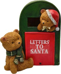 XXXLutz DEKORAČNÍ MEDVĚD X-Mas - Dekorativní sošky - 0084390030