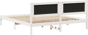 Rám postele Světle šedá 200 x 200 cm Masivní borové dřevo 3394232