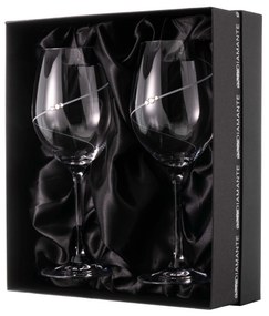 Diamante univerzální sklenice na víno Silhouette City s kamínky Swarovski 470 ml 2KS