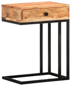 Odkládací stolek ve tvaru U 45x30x61 cm masivní akáciové dřevo,  289090 HangarStore.cz