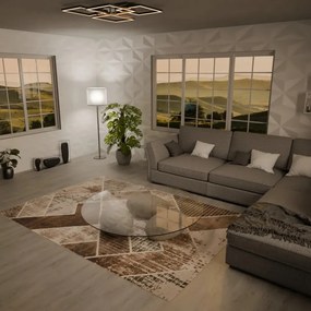 JUTEX Kusový koberec ARTE 15100 C10 krémový BARVA: Krémová, ROZMĚR: 160x230 cm