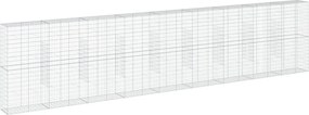 Gabionový koš s víkem 900 x 50 x 200 cm pozinkované železo 3295174