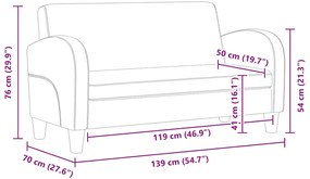 vidaXL Marketos 2místná pohovka z umělé kůže černá