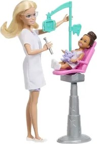 MATTEL Barbie herní set povolání - zubařka blondýnka / od 3 let