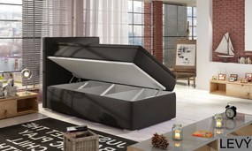 postel boxspring ROCCO - Soro 65 - 90x200cm, levé otevírání