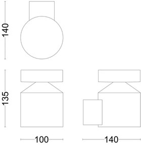 Philips - LED Venkovní nástěnné svítidlo LAVEN LED/6W/230V 4000K IP44