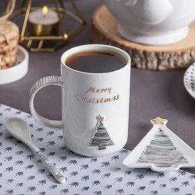 Altom Porcelánový hrnek v dárkové krabičce Nordic Winter tree 360 ml