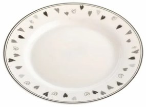 Porcelánový talíř HEART, 19 cm