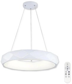 Top Light - LED Stmívatelný lustr na lanku APOLO LED/45W/230V bílá + DO