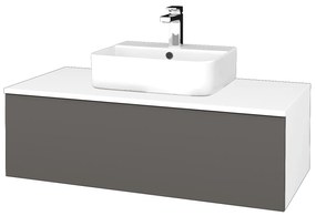 Dřevojas Koupelnová skříňka MODULE SZZ1 100 Varianta: N01 Bílá lesk / IND Individual