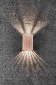 NOR 2019041030 Venkovní nástěnné svítidlo Fold 10 2x3,5W LED měď čirá - NORDLUX