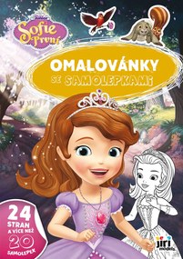 JIRI MODELS Omalovánky se samolepkami A4+ Sofie První 1