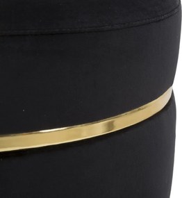 Taburet PARIS 35 cm černý