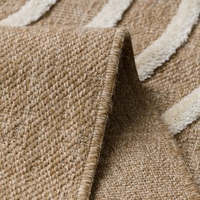 Dywany Łuszczów, Kusový koberec Spark 0688A beige/cream, 80x150, béžová, chodba / předsíň