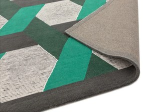 Zelený  koberec Moby Green Rozměry: 120x170 cm