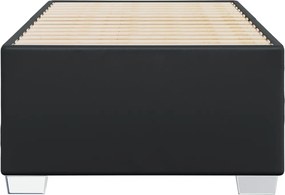 Rám postele černá 100 x 200 cm umělá kůže 3284544
