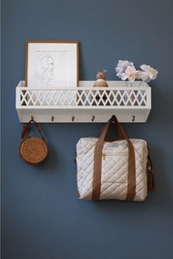 Bílý nástěnný dětský věšák 75x16 cm Harlequin – Cam Cam Copenhagen