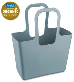 TASCHE XL plážová taška, zásobník, stojan na časopisy a noviny a na hračky Modrá Organic KOZIOL