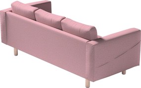 Potah na pohovku IKEA Norsborg 3-místná barva růžová látka pletený vzor
