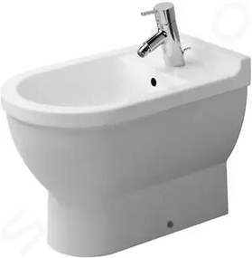 DURAVIT - Starck 3 Stojící bidet s přepadem, s WonderGliss, bílá (22301000001)