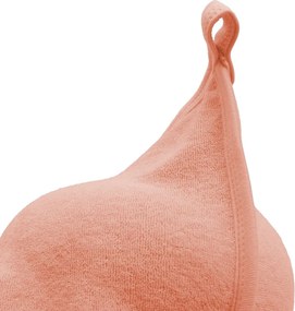 Dětská luxusní froté osuška s kapucí New Baby Comfortably 80x80 cm pink