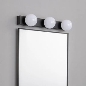 Brilagi - LED Koupelnové osvětlení zrcadla HOLLYWOOD 3xLED/3W/230V IP44 černá