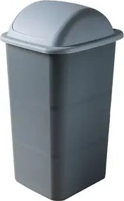 BELLI E FORTI Odpadkový koš FLIP šedý / Plast / 24 l / Výška 44,5 cm