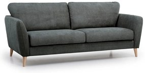 Černošedá pohovka 206 cm Oslo - Scandic