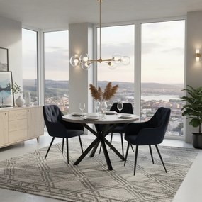 Designové křeslo, černá Velvet látka, VERIO NEW