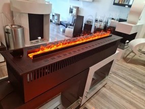 Water vapor fireplace -  Parní krb 1200 3D hloubka 300mm