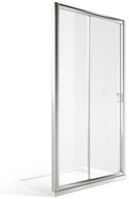 Roltechnik Outlet XXL posuvné sprchové dveře MD2 pro instalaci do niky Varianta: šířka: 140 cm - (MD2/1400 - 547-1400000-00-02), Barva profilů a typ výplně: profily: brillant, výplň: transparent