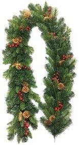 Vánoční girlanda Savona zelená, 200 cm