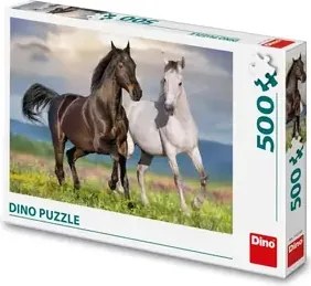 DINO Puzzle Zamilovaní koně / 500 dílků / od 10 let