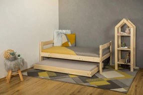 MAXIDO Česká dětská postel Vigo s přistýlkou 180x80 přírodní